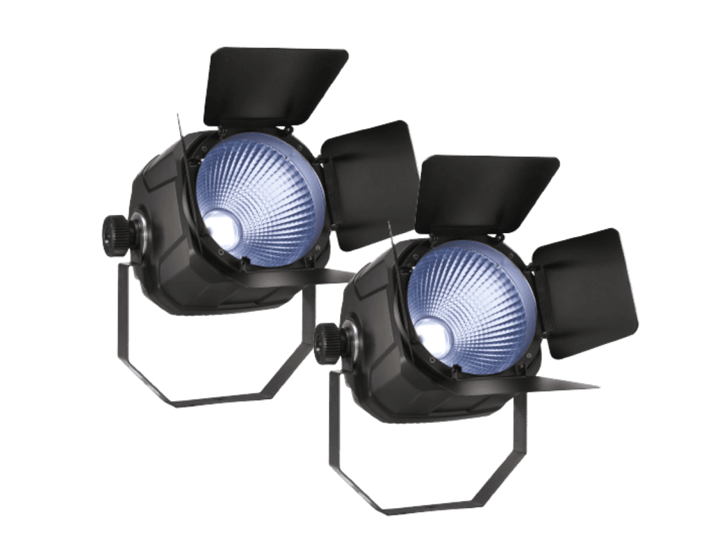 100W COB Ellipsoidal Spot Stage Light Bundles - Cool White